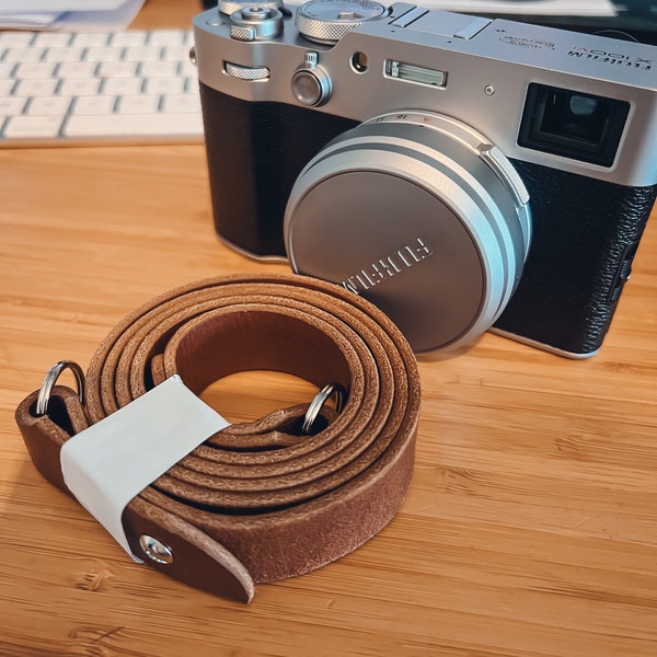 Adjustable Camera Leather Strap - Handmade Genuine Leather Accessory - Etsy
