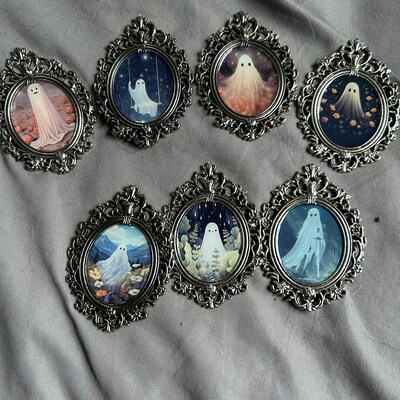 Tiny Baroque Framed Rustic Ghost Portrait 2x3 Inches - Etsy