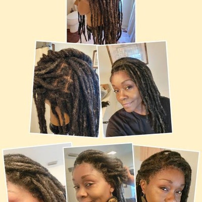 Toupee Dreads Wig, Human Hair Dreadlocks Toupee, 8x10 Toupee, 14 Inches ...