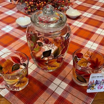 Hand Painted Lemon Wine Glass Citrus Stemware Lemon Slice - Etsy