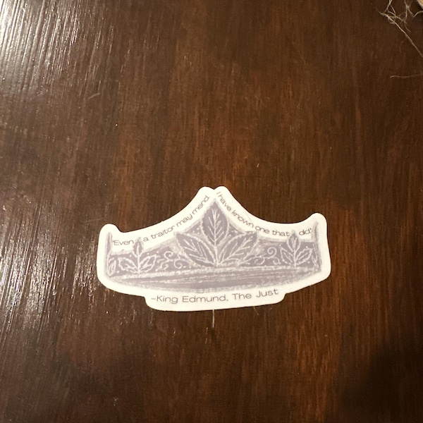 Crown of the Redeemed King/ Vinyl Sticker /inspirational Quote - Etsy