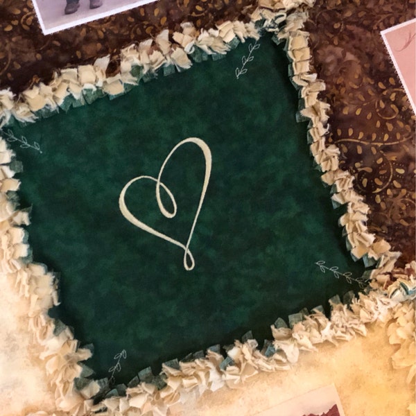 Loopy Heart Embroidery Design - 9 Sizes 10 Formats PES DST EXP ...