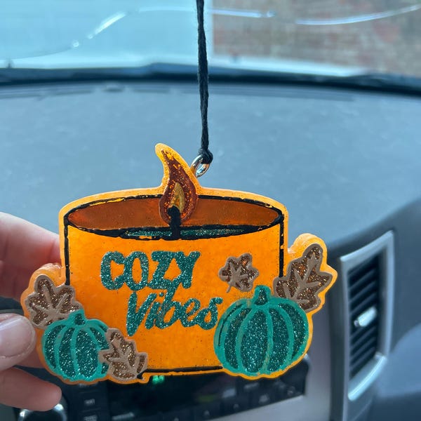 Candle Freshie // Cozy Vibes // Fall Freshie // Pumpkin // Air ...