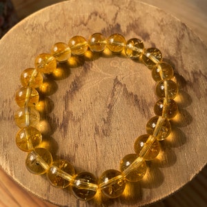 Azumar Genuine Bracelet 7 Inches 12mm Round Beads - Etsy