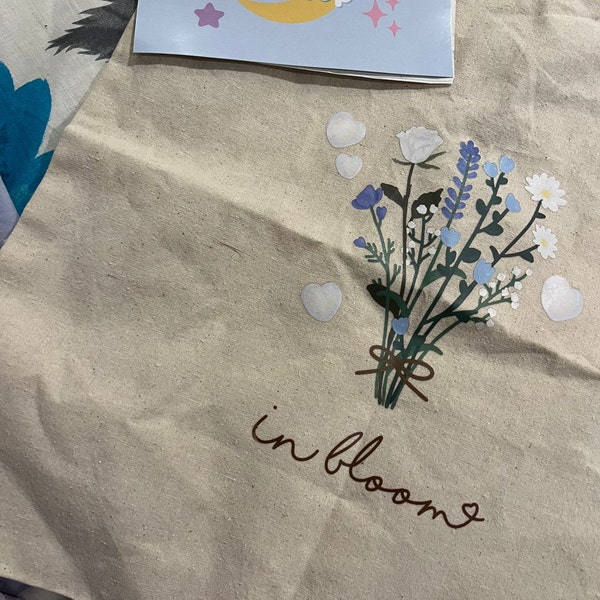ZEROBASEONE ‘in Bloom’ Inspired Tote Bag | Cute Aesthetic Zb1 Kpop ...