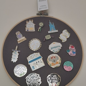 Pin Board, Pin Display, Badge Display, Pin Holder, Pin Collection ...