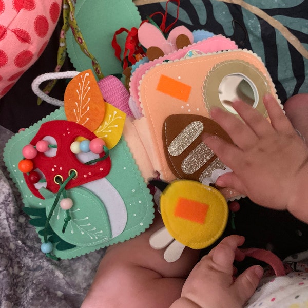 Personalised Felt Quiet Book From 6 Month to 2 Years, Educational Felt ...