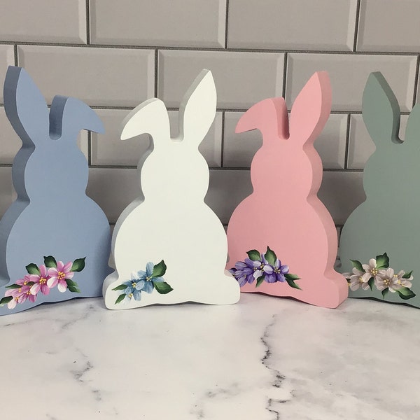 DIY Wood Bunny Cutout- Unfinished Bunny Craft- Kids Craft- MDF Wood ...