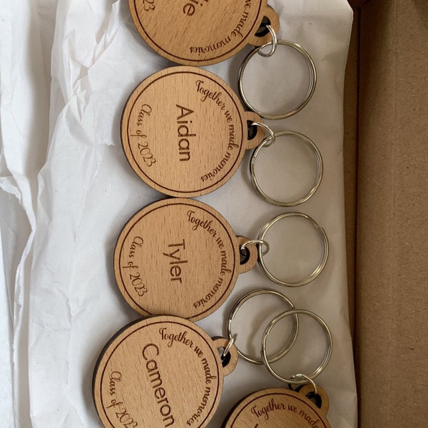 School Leavers Keyring Sets, Year 6 Leavers, Year 11 Leaving Gifts, Whole Class Gifts From ...