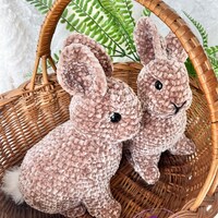 Crochet Pattern Realistic Mini Bunny Rabbit Amigurumi English PDF ...