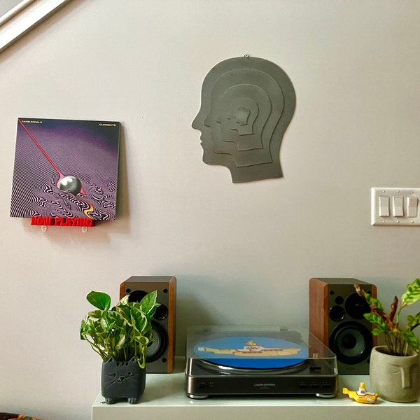 Now Playing Wall Mounted Vinyl Record Display || Album Shelf - Etsy