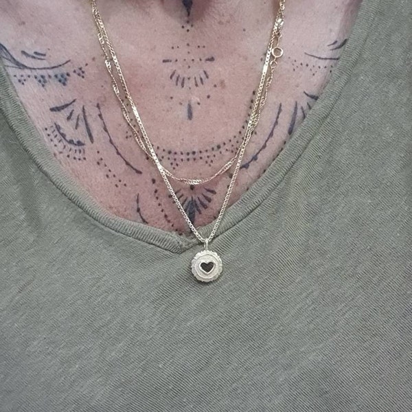 Double Cuban Link Chain 14K Yellow Real Gold 3mm 3.7mm 4.5mm Thick ...