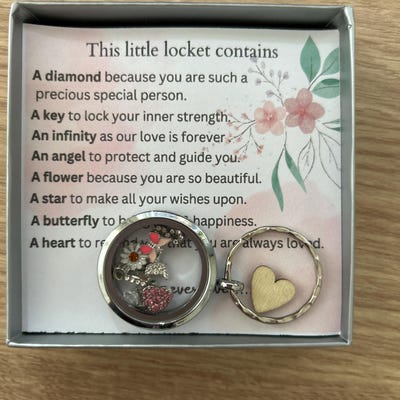 Forget Me Not Keyring ,memorial Gift ,bereavement Gift ,sympathy ...