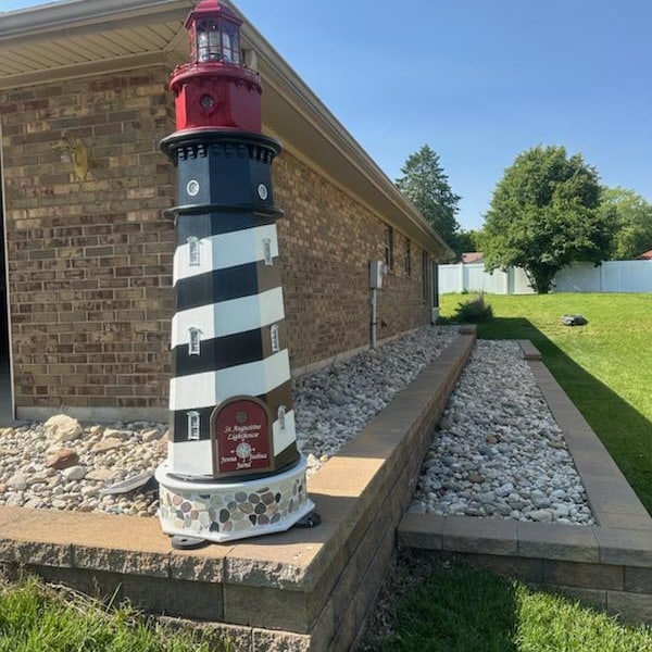 Replacement Lighthouse Top 14" Custom/solar Lighthouse Tops/ Lighthouse ...