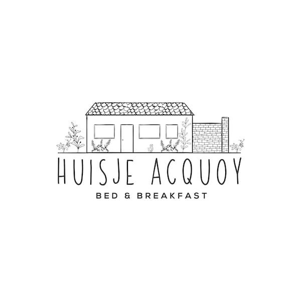 Custom Hand Drawn House Logo |custom Logo Design | Cottage Logo | Farm ...