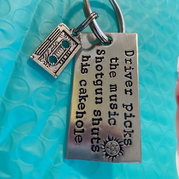 Supernatural Inspired Keychain - Etsy
