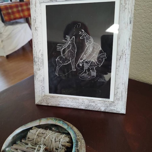 The NOAIDI, Sami Shaman and Reindeer, Art Print - Etsy