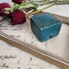 Unusual Vintage Style Ring Box. Wedding Ring Box. Antique Style Jewelry ...