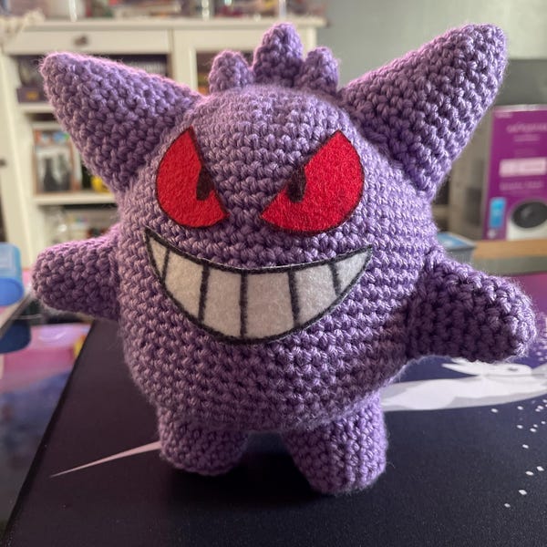 Derpy Demon Tiger KPDH Crochet Amigurumi Pattern PDF (comes W/ Step by ...