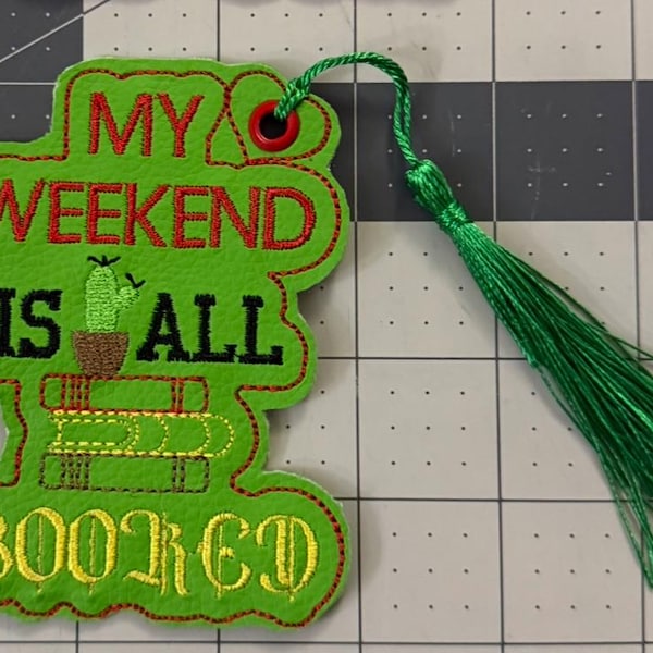 Digital File ~ Embroidered Best Uncle Ever Fob Bookmark Design for ...