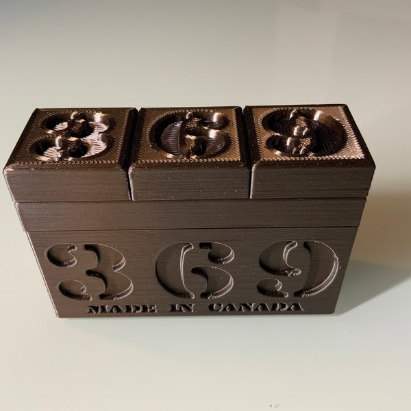 One of a Kind Cryptex Cylinder Puzzle Box STL Files and Assembly ...