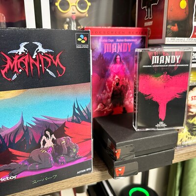 Mandy Nintendo Game Box Retro Imagined Mandy Film Game Box Custom Pixel ...