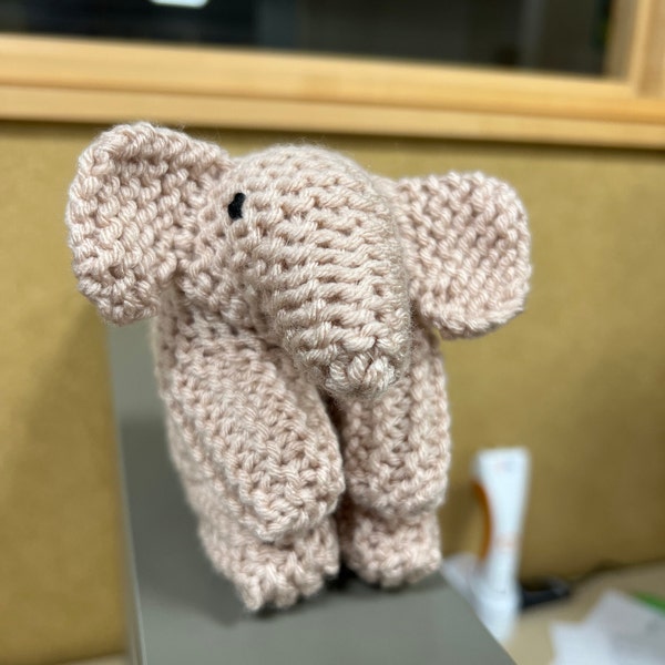 Elephant PDF Knitting Pattern - Etsy