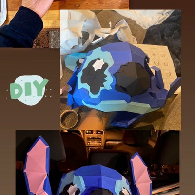 STITCH MASK DIY /costume - Etsy