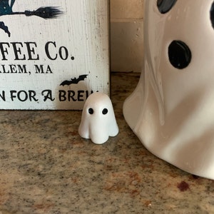 Tiny Clay Ghost Figure - Etsy