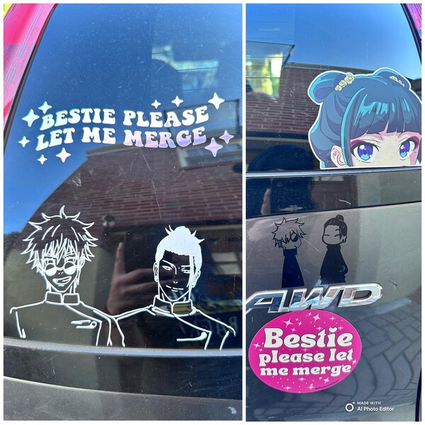 Suk, Una JJK, J J K Cursed Spirit, Jjkai Sen, Anime Car Decal, Anime ...