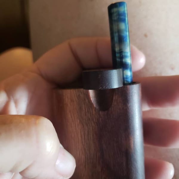 PURPLE Glass Blown One Hitter for Your Hitter Box / Dugout Box (please ...