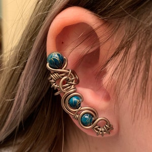 Evil Eye Ear Cuff Macabre and Cyberpunk Inspired Cartilage - Etsy
