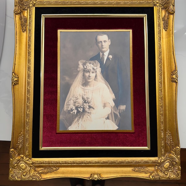 6x24 Frame approximate Size Vintage Gold Long Skinny With Optional ...