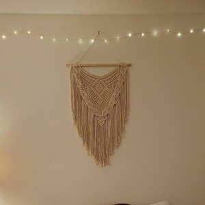 Macrame Valentine Macrame Heart Wall Hanging in Red Berry - Etsy