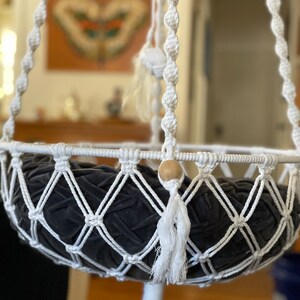 Macrame Hanging Shelf Macrame Kitchen Storage Shelf - Etsy