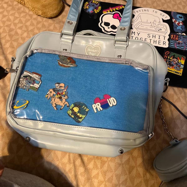 Large Ita Bag Crossbody With Insert, Anime Ita Bag, Ita Messenger Bag ...