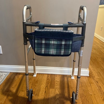 Walker Caddy, Walker Bag, Walker Organizer, Mobility Accessory. Walker ...