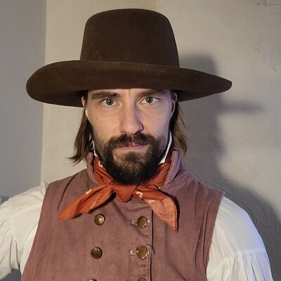 Rifleman's Historic Hat, Colonial Hat, Reenactment, Revolutionary War ...