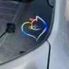 Cat Heart Vinyl Decal - Etsy