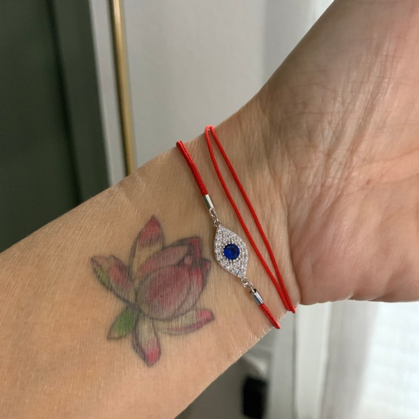 Evil Eye Red String Bracelet, Red String Protection Bracelet, Evil Eye ...