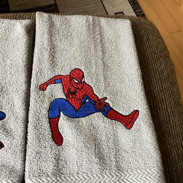 Embroidery Design Spiderman Superhero Pes Hus Jef 5 Sizes - Etsy