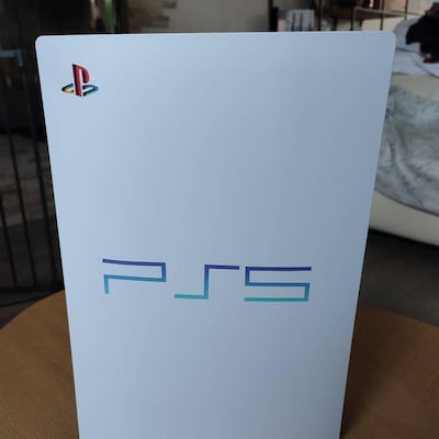 Retro PS5 Playstation 2 Logo Sticker, PS2 Logo Vinyl Decal Sticker for ...