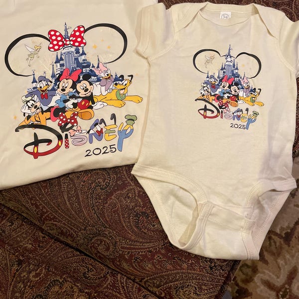 Custom Disney Trip 2025 Shirt, Disneyland Family Shirt, Disney Squad Shirt, Mickey and Friends ...