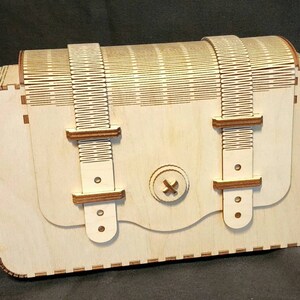 Women Acrylic and Wood Purse Vector File for Laser Cut and SVG - Etsy