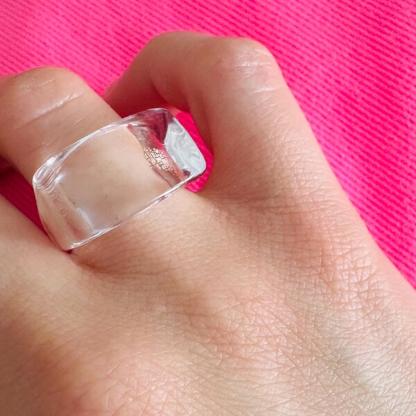 Kawaii Y2k Plastic Bear Statement Rings - Etsy