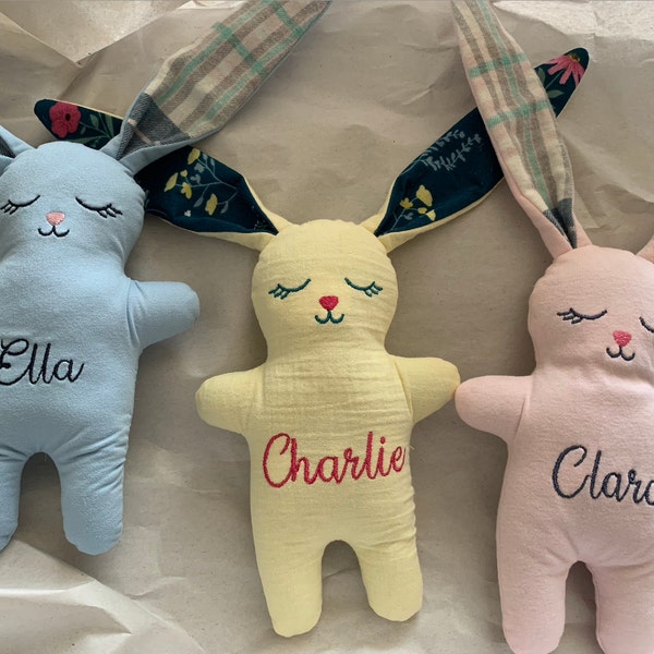 Keepsake Bunny, Memory Bunny, Personalized Easter Bunny, Memorial Bunny ...