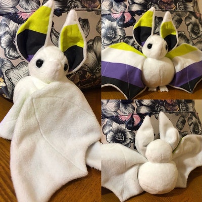 Handmade Non-binary Pride Bat Doll Multiple Colour Options Made to ...