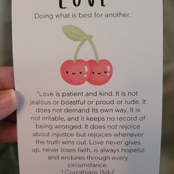 Emotion Cards With Bible Verses Bible Learning for Kids Memory Verse ...