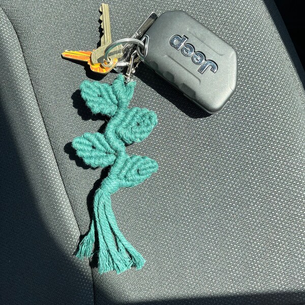 Macrame Keychain | Multiple Colors - Etsy