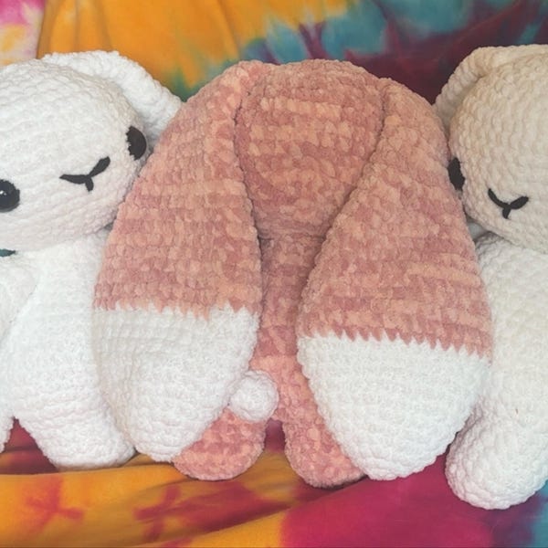 DIGITAL PATTERN: Chonky Bunny Crochet Plushie - Etsy